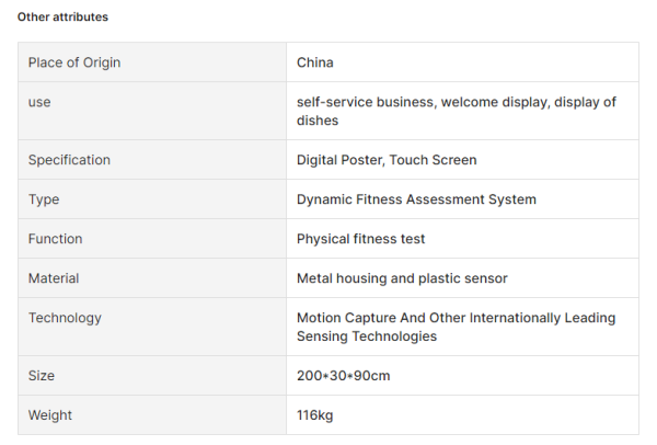Dynamic Fitness Assessment System for Health Clinic Body Scanner Analyzes Data Movement ...